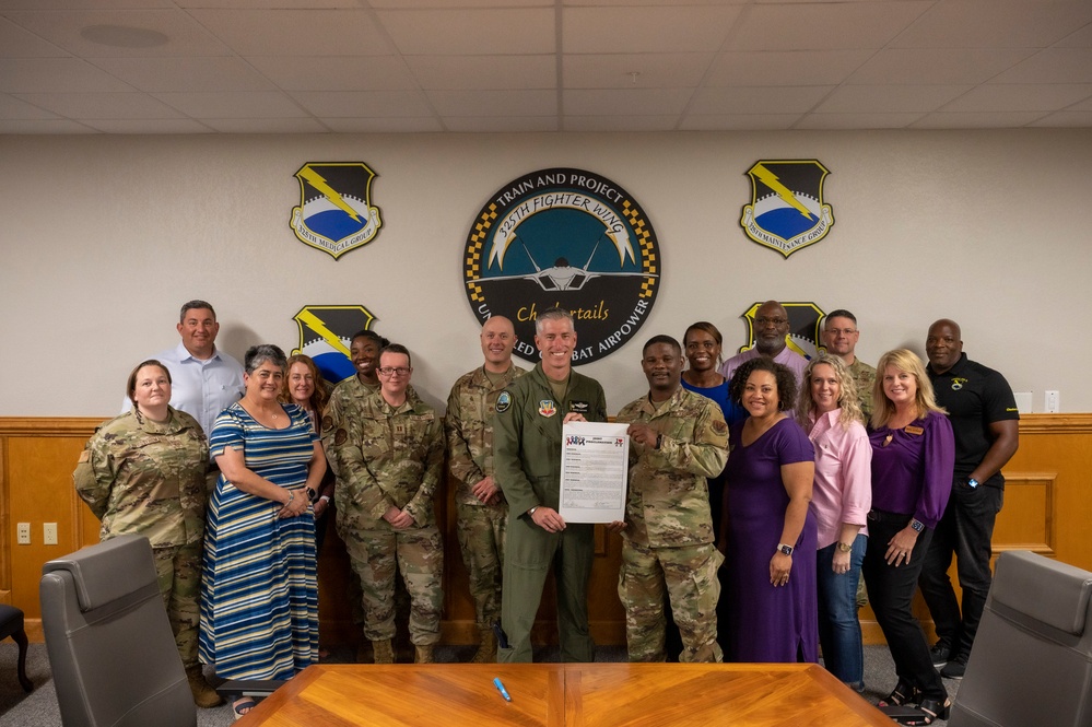 DVIDS - Images - Team Tyndall signs joint proclamation for MMC [Image 5 ...
