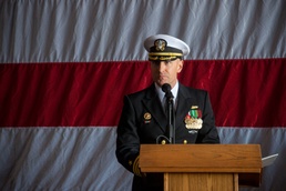 USS Harpers Ferry (LSD 49) Holds Change of Command Ceremony