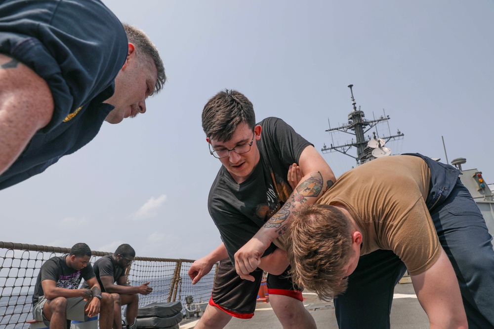 DVIDS - Images - USS Milius (DDG 69) Conducts Security Reaction Force ...