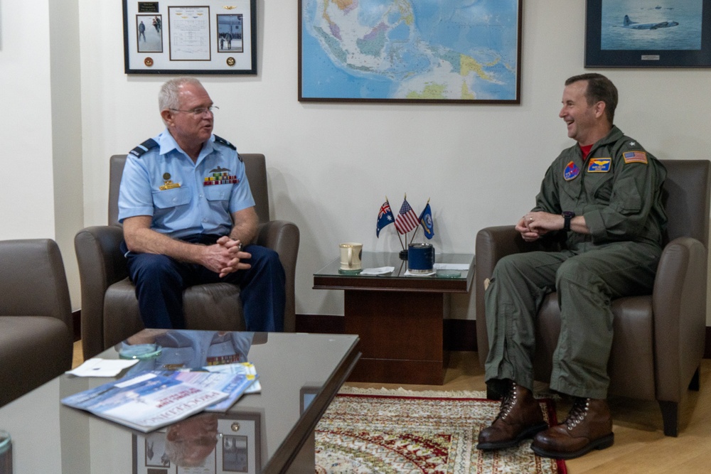 DVIDS - Images - Royal Australian Air Force Commodore Meets With COMLOG ...