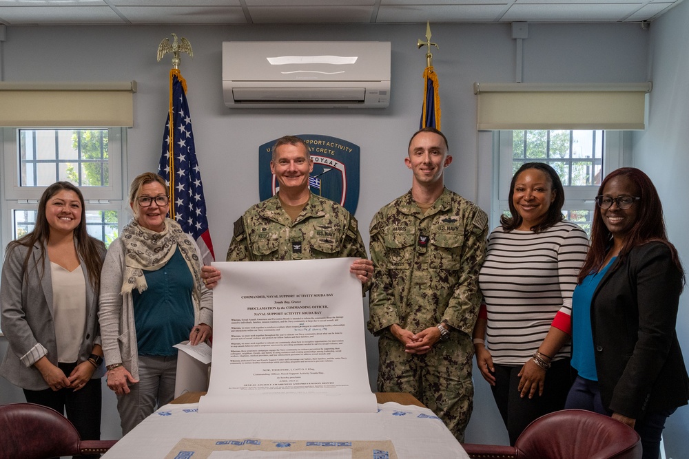 DVIDS - Images - NSA Souda Bay SAAPM Proclamation Signing [Image 3 of 3]