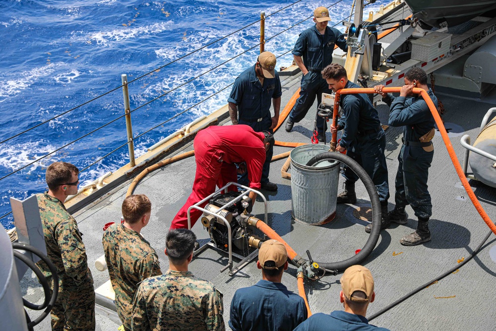 DVIDS - Images - USS Carter Hall Conducts Damage Control Training ...