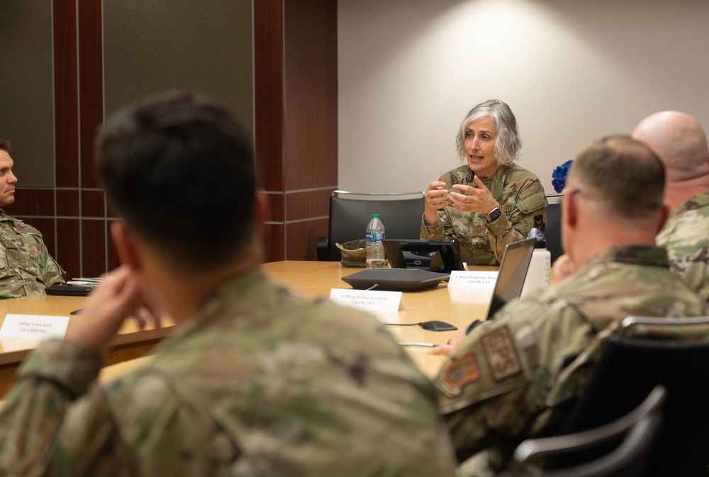 DVIDS - Images - ARPC command chief speaks with 310th SW senior ...