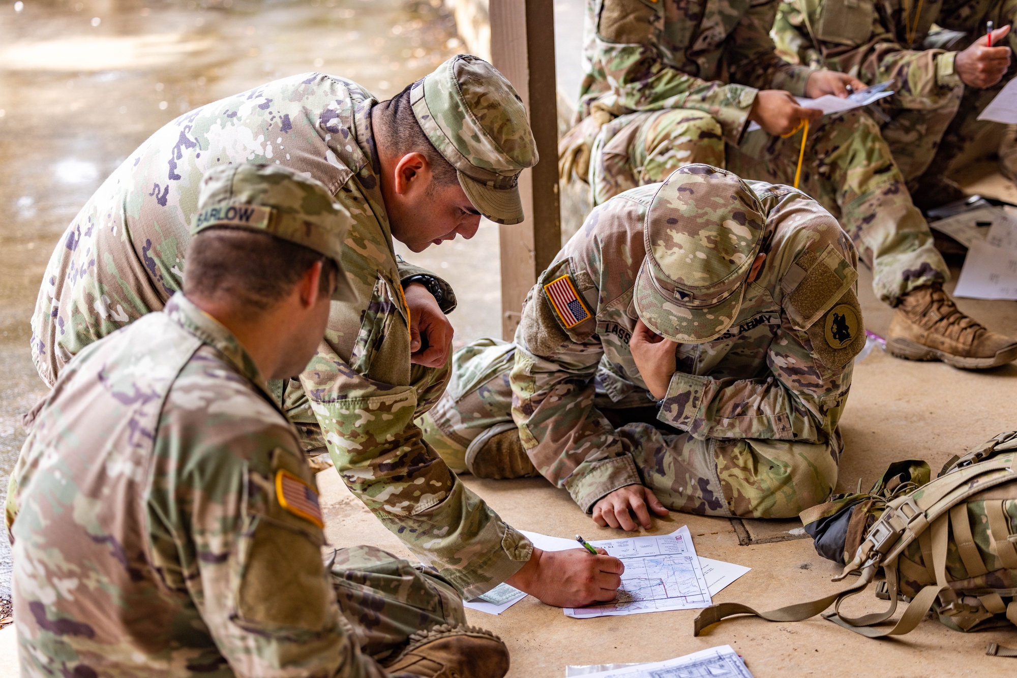 American Soldiers Training