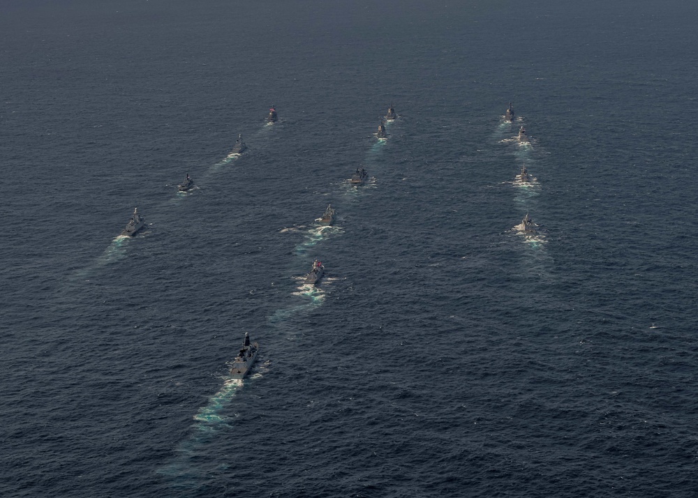 DVIDS - Images - USS Oscar Austin (DDG 79) and NATO allies perform a ...
