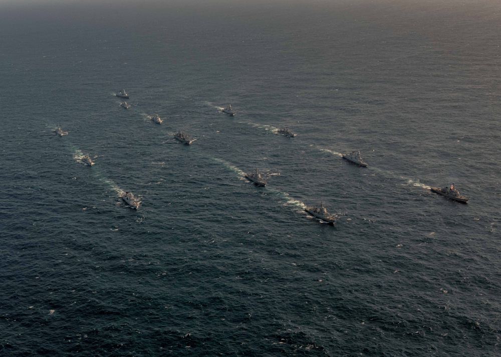 DVIDS - Images - USS Oscar Austin (DDG 79) and NATO allies perform a ...