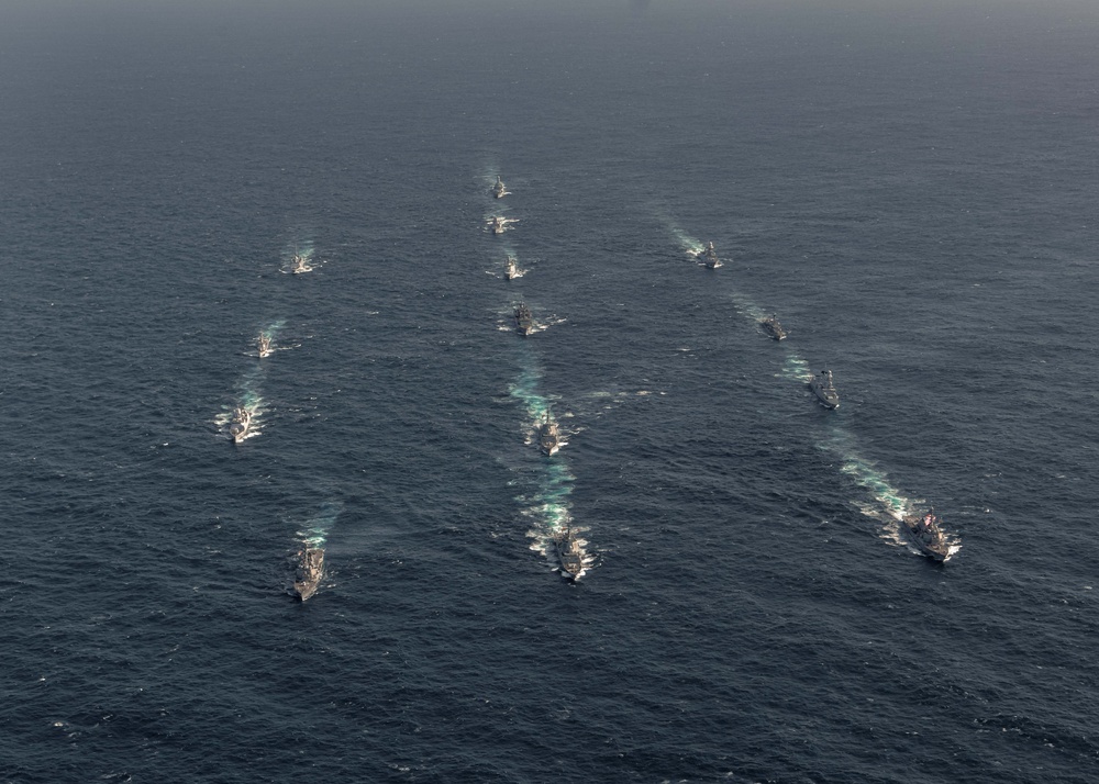 DVIDS - Images - USS Oscar Austin (DDG 79) and NATO allies perform a ...
