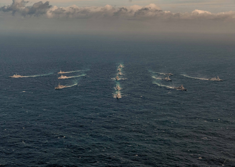 DVIDS - Images - USS Oscar Austin (DDG 79) and NATO allies perform a ...