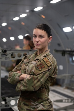 Airman 1st Class Haley Builds Connections