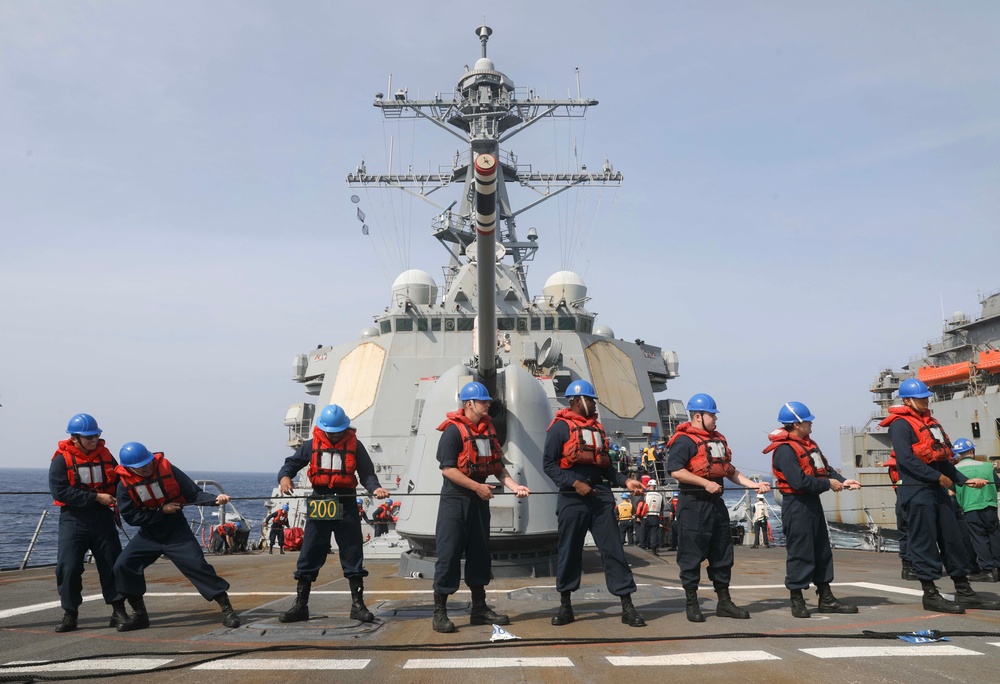 DVIDS - Images - USS Milius (DDG 69) Conducts Underway Replenishment ...