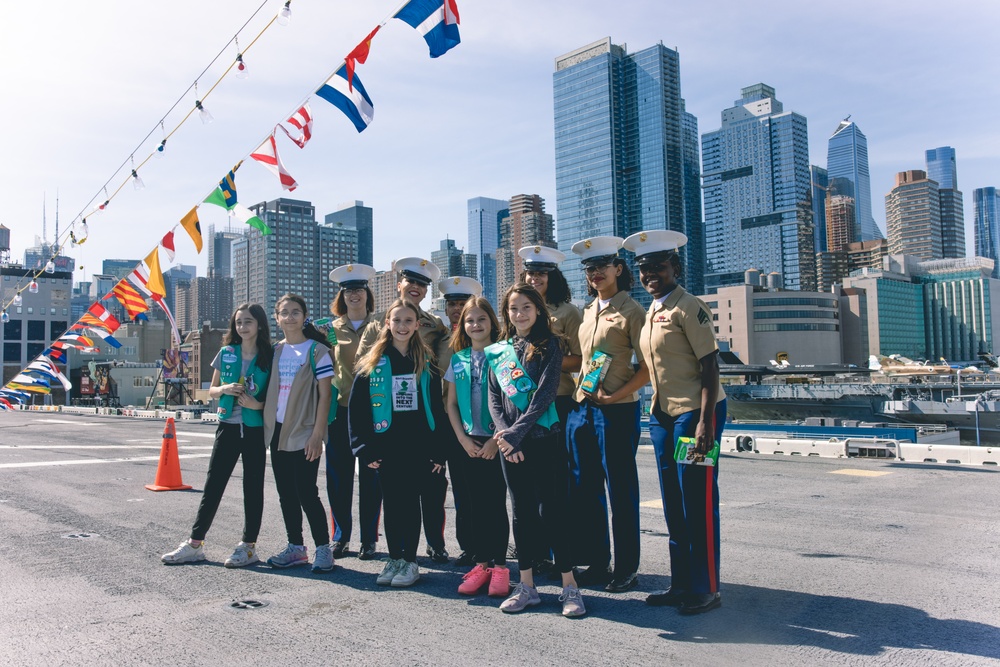DVIDS - Images - Girl Scouts visit USS Wasp during Operation Cookie ...