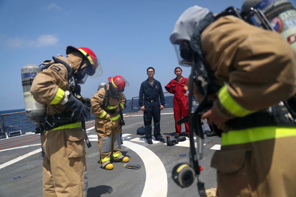 DVIDS - Images - USS Milius (DDG 69) Conducts Damage Control Training ...