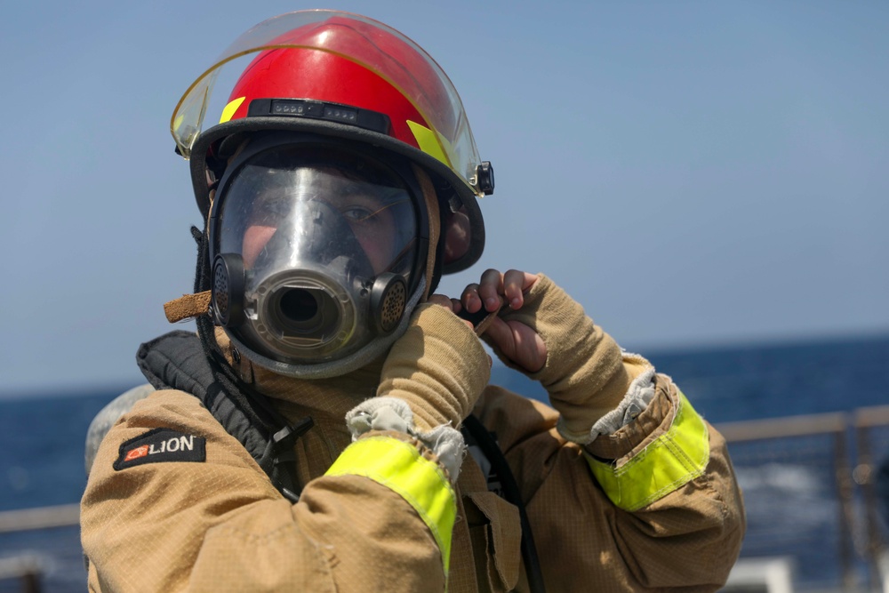 DVIDS - Images - USS Milius (DDG 69) Conducts Damage Control Training ...