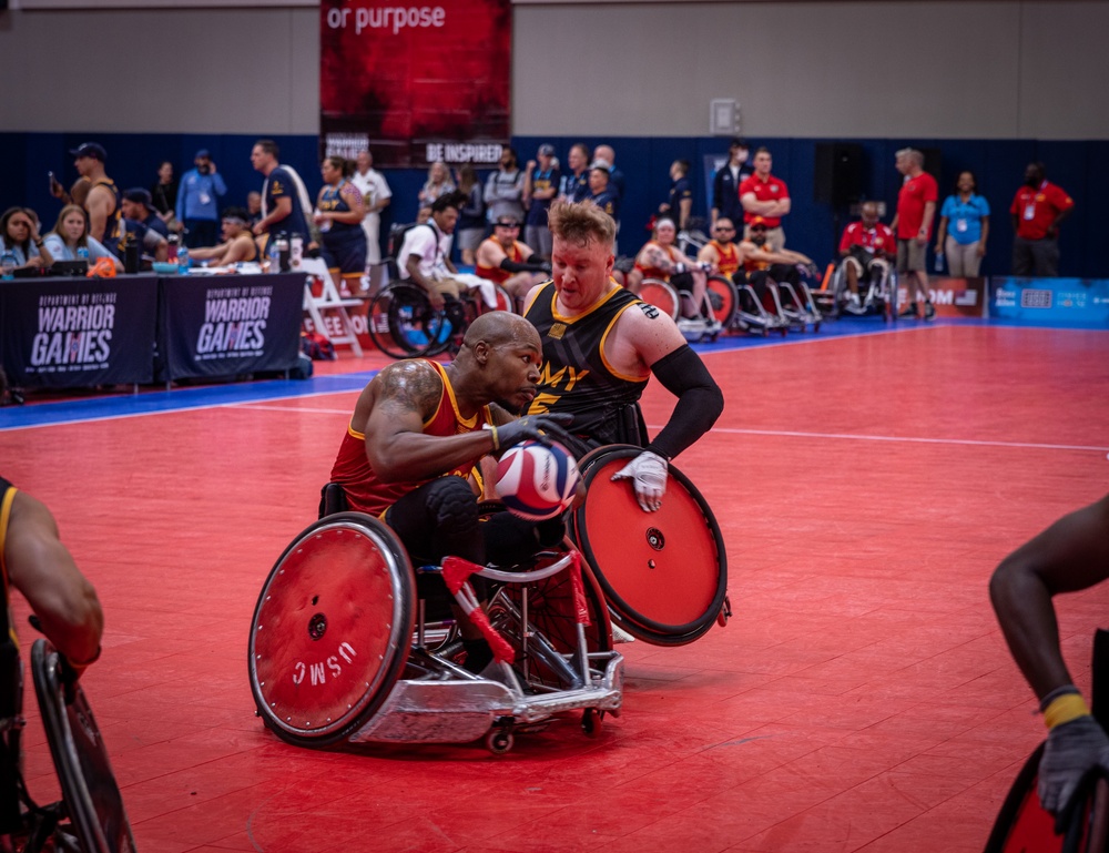 DVIDS - Images - 2023 DOD Warrior Games – Wheelchair Rugby Prelims Day 1 [Image 4 of 9]