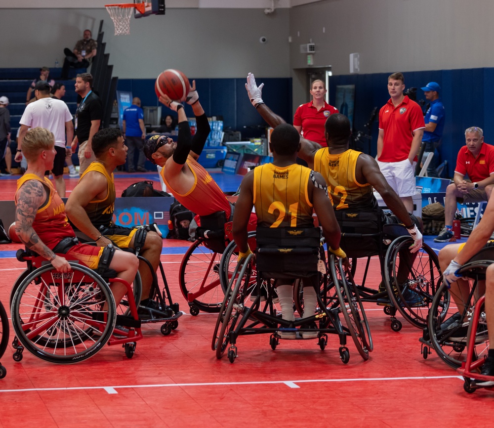 DVIDS - Images - 2023 DOD Warrior Games Challenge Team Marine Corps – Wheelchair Basketball ...