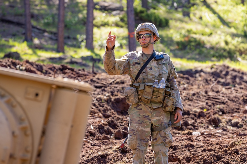 DVIDS - Images - 842nd Engineering Company Conducts Site Clearance ...