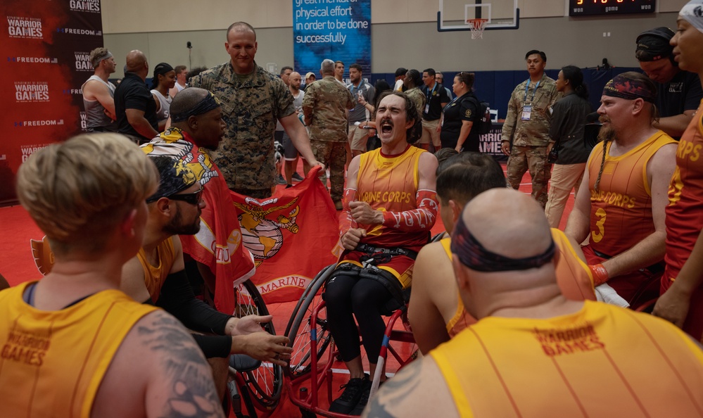 DVIDS - Images - 2023 DOD Warrior Games Challenge Team Marine Corps – Wheelchair Basketball Gold ...