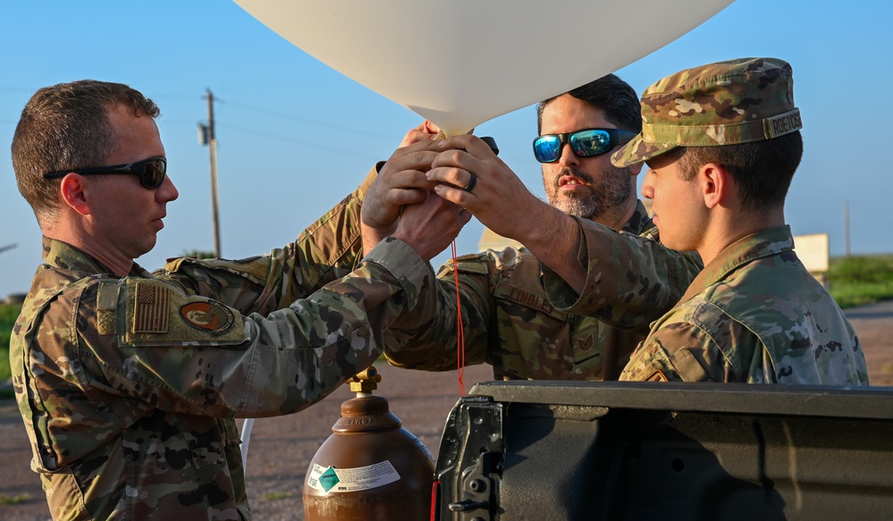 DVIDS - Images - 97 OSS makes history with first weather balloon launch ...