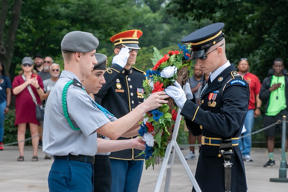 DVIDS - News - Peace, Victory and Valor: Army JROTC Cadets Partipcate ...
