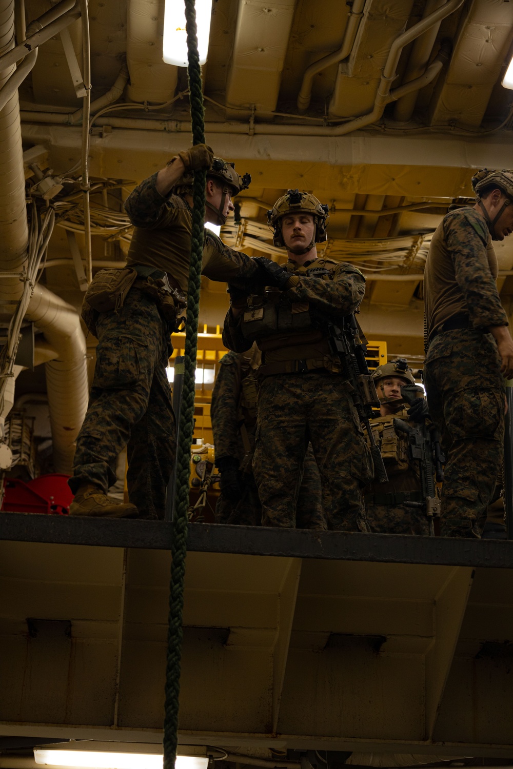DVIDS - Images - Battalion Landing Team 2/1 Fast Ropes [Image 8 of 9]
