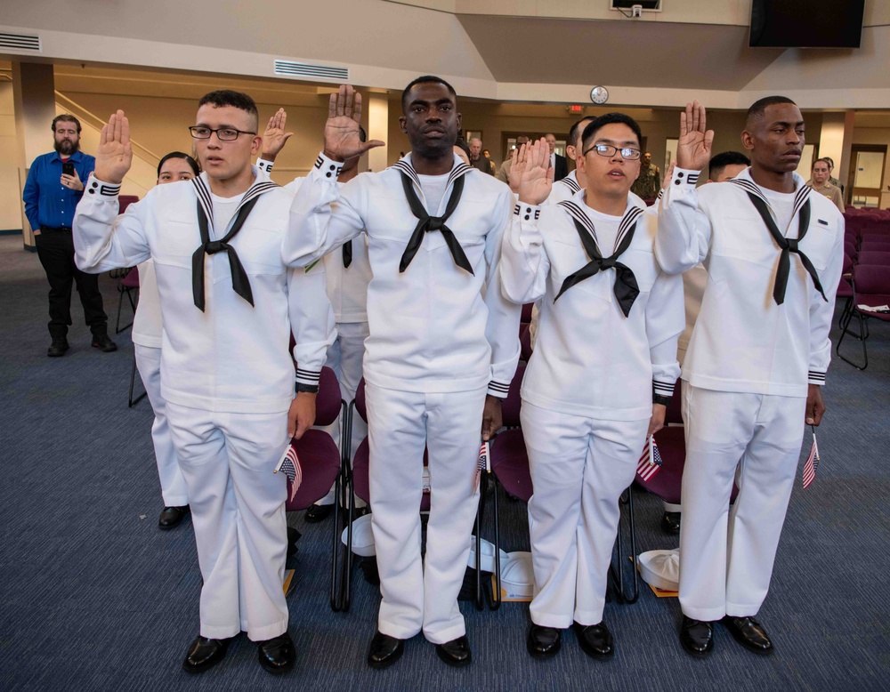 DVIDS - Images - Naturalization Ceremony at Recruit Training Command [Image 2 of 4]