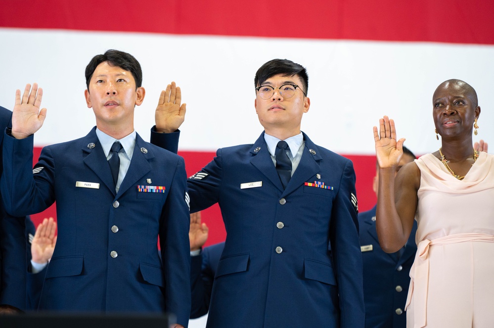 DVIDS - News - Team Scott members honored during Citizenship Ceremony
