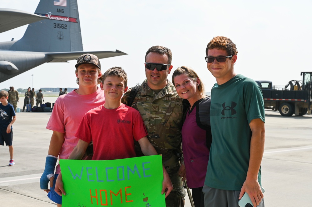 DVIDS - Images - U.S. Airmen with the 165th Airlift Wing return to ...