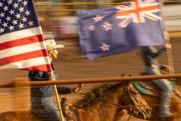 A New Frontier: Marine represents U.S. in Australian rodeo.