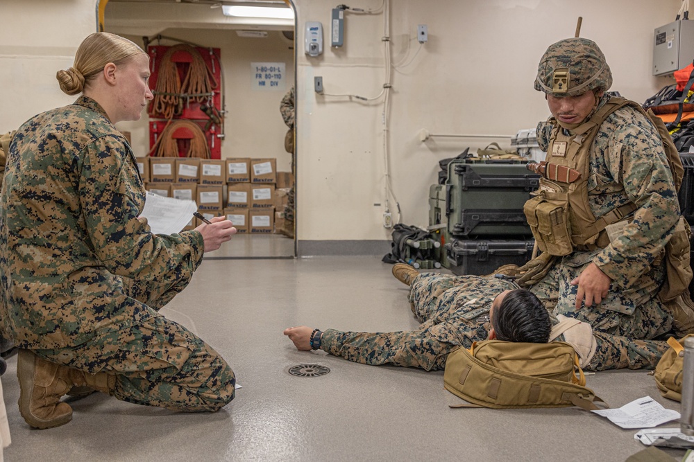 DVIDS - Images - Combat Life Saving Training aboard USS Green Bay ...