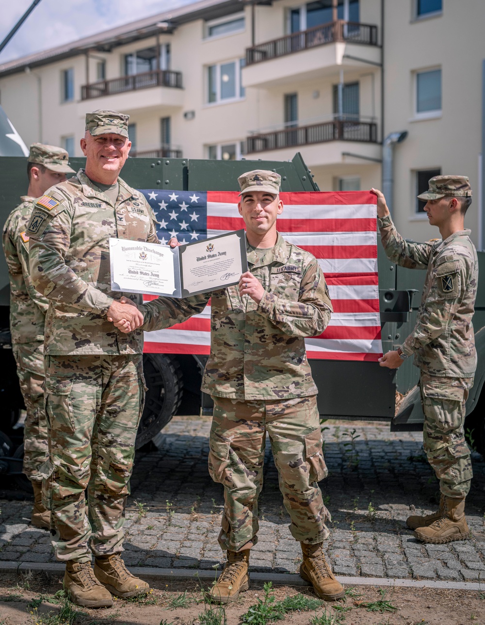 DVIDS - Images - 5th Battalion, 7th Air Defense Artillery reenlistment ...