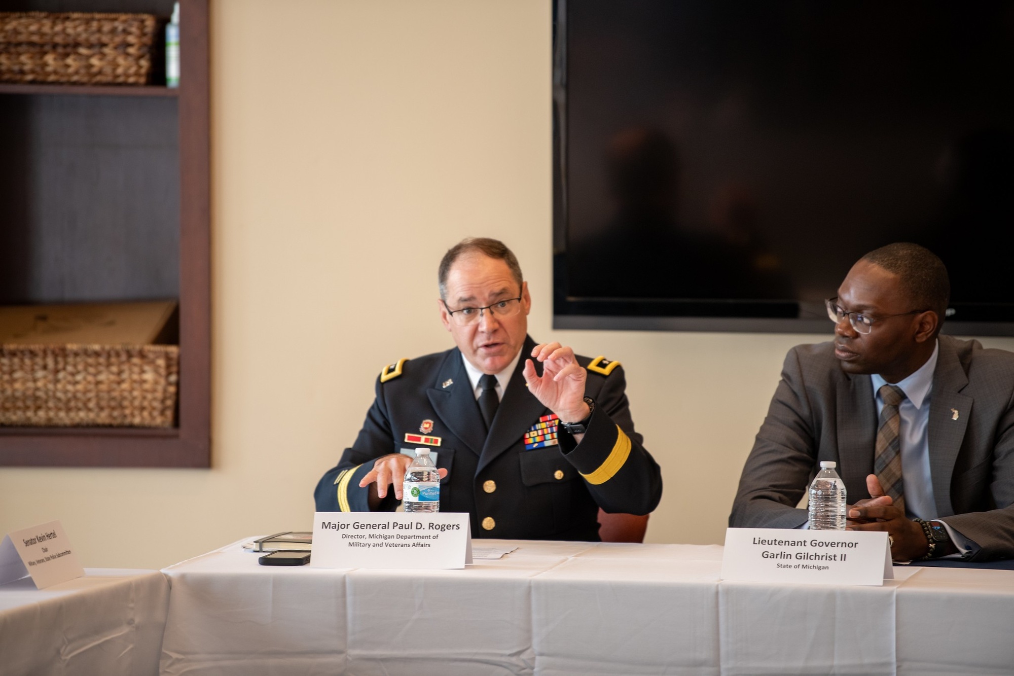 Military Round Table Meeting