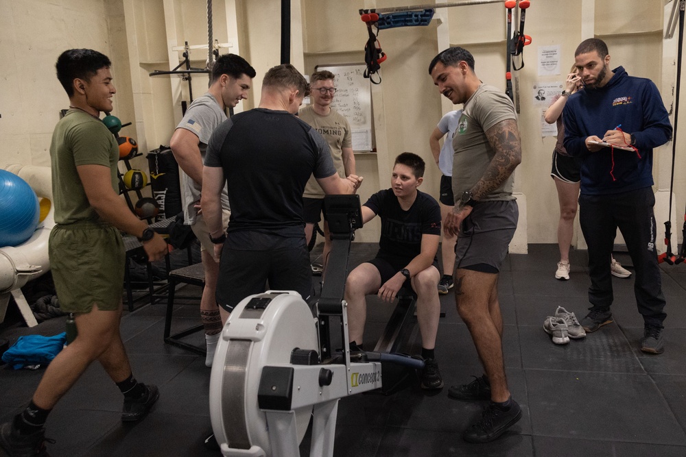 DVIDS - Images - 31st MEU 5K rowing competition aboard USS America ...