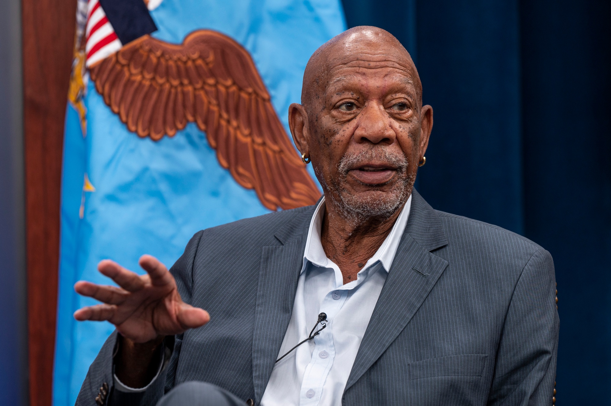 Morgan Freeman Speaking