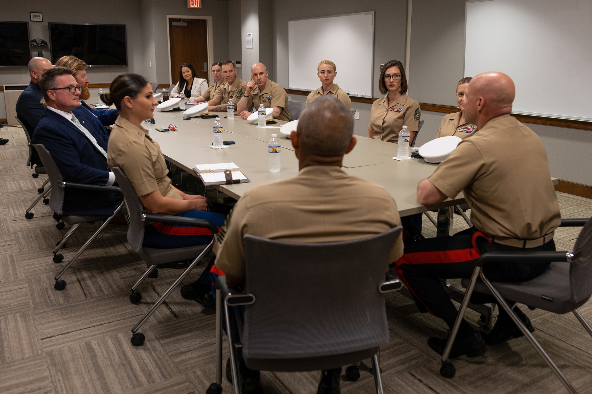 Military Round Table Meeting