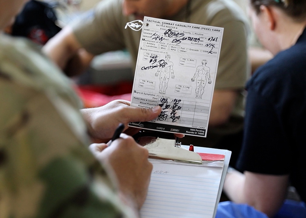 DVIDS - Images - Trauma Card Completion [Image 4 of 7]