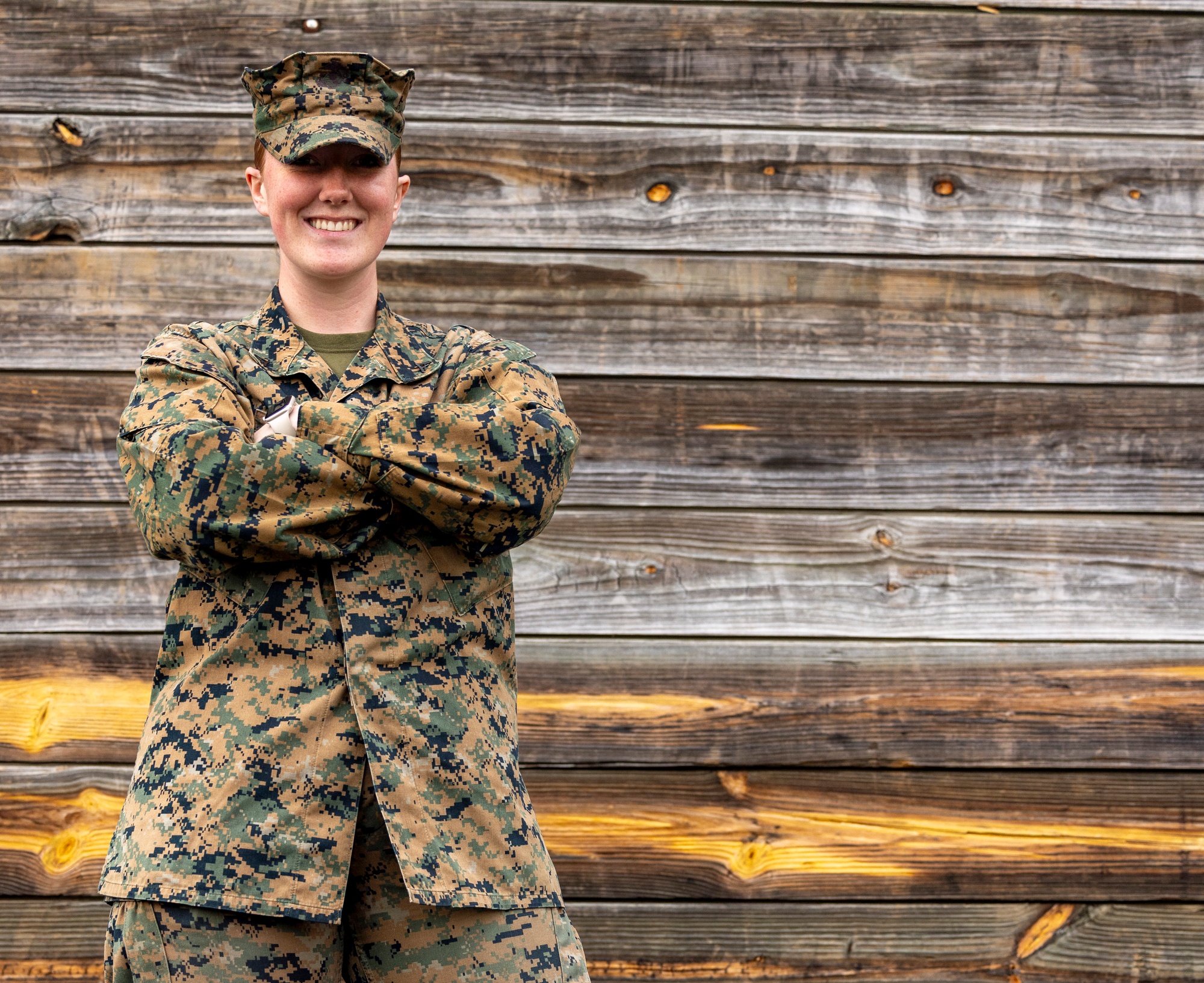 American Female Marine