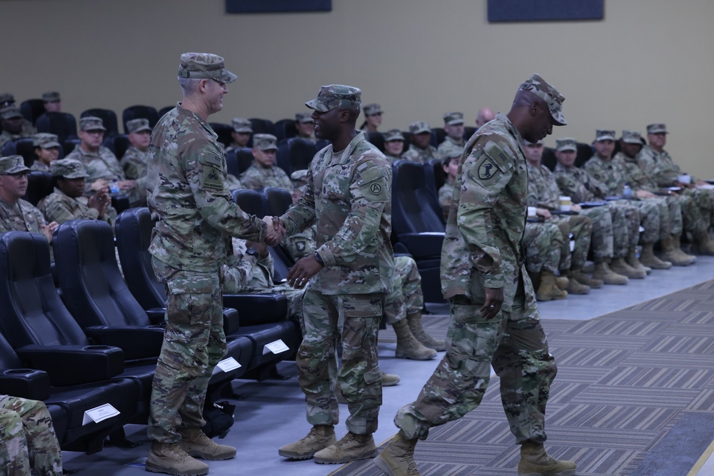 DVIDS - Images - Change of Responsibility for ASG-KU, Camp Arifjan, September 2023 [Image 8 of 12]