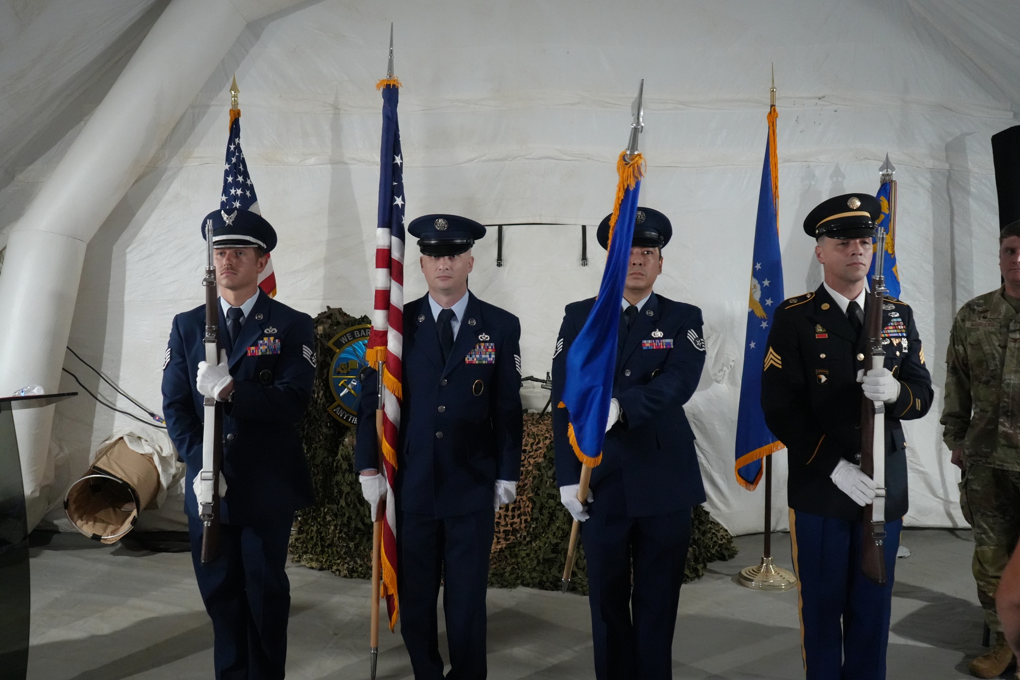 Deployed Air Force Honor Guard