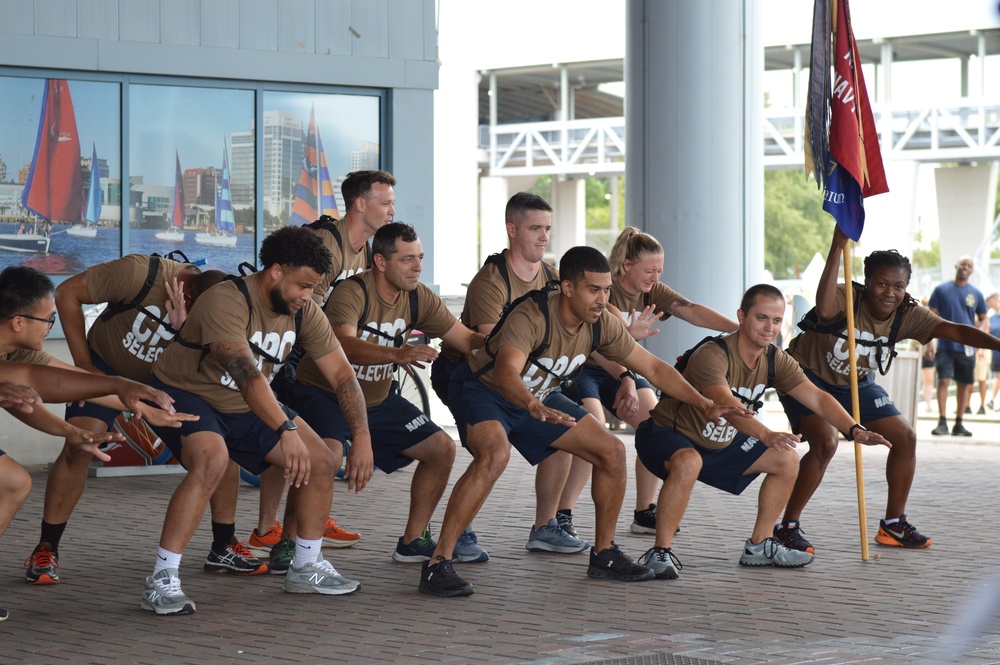 DVIDS - Images - Chief Petty Officer selectees compete in cadence and ...