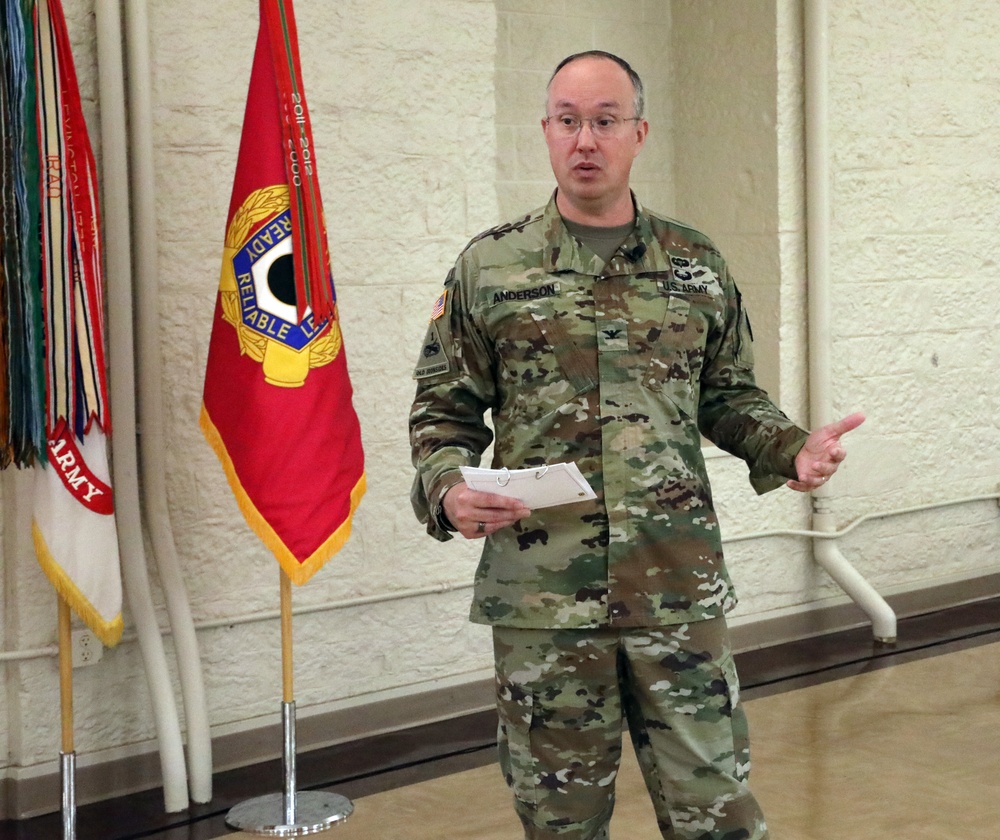 DVIDS - News - Anderson addresses JMC’s workforce during Town Hall