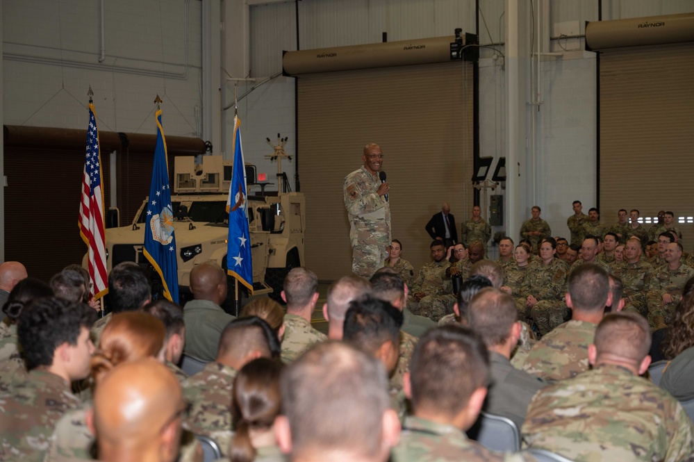 DVIDS - News - CSAF visits 90 MW, engages with Airmen