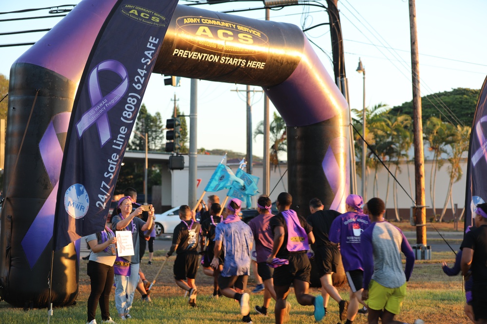 DVIDS - News - 25th DIVARTY Hosts DVAM Walk/Run to Raise Domestic ...