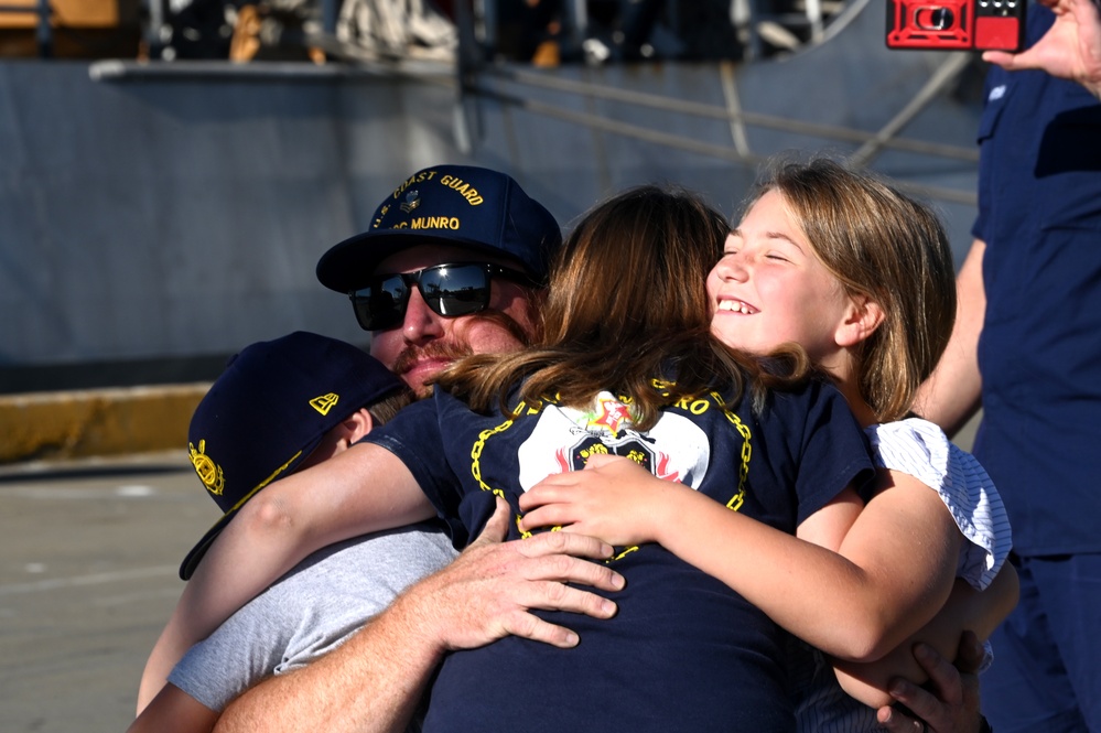 DVIDS - Images - U.S. Coast Guard Cutter Munro returns home following ...
