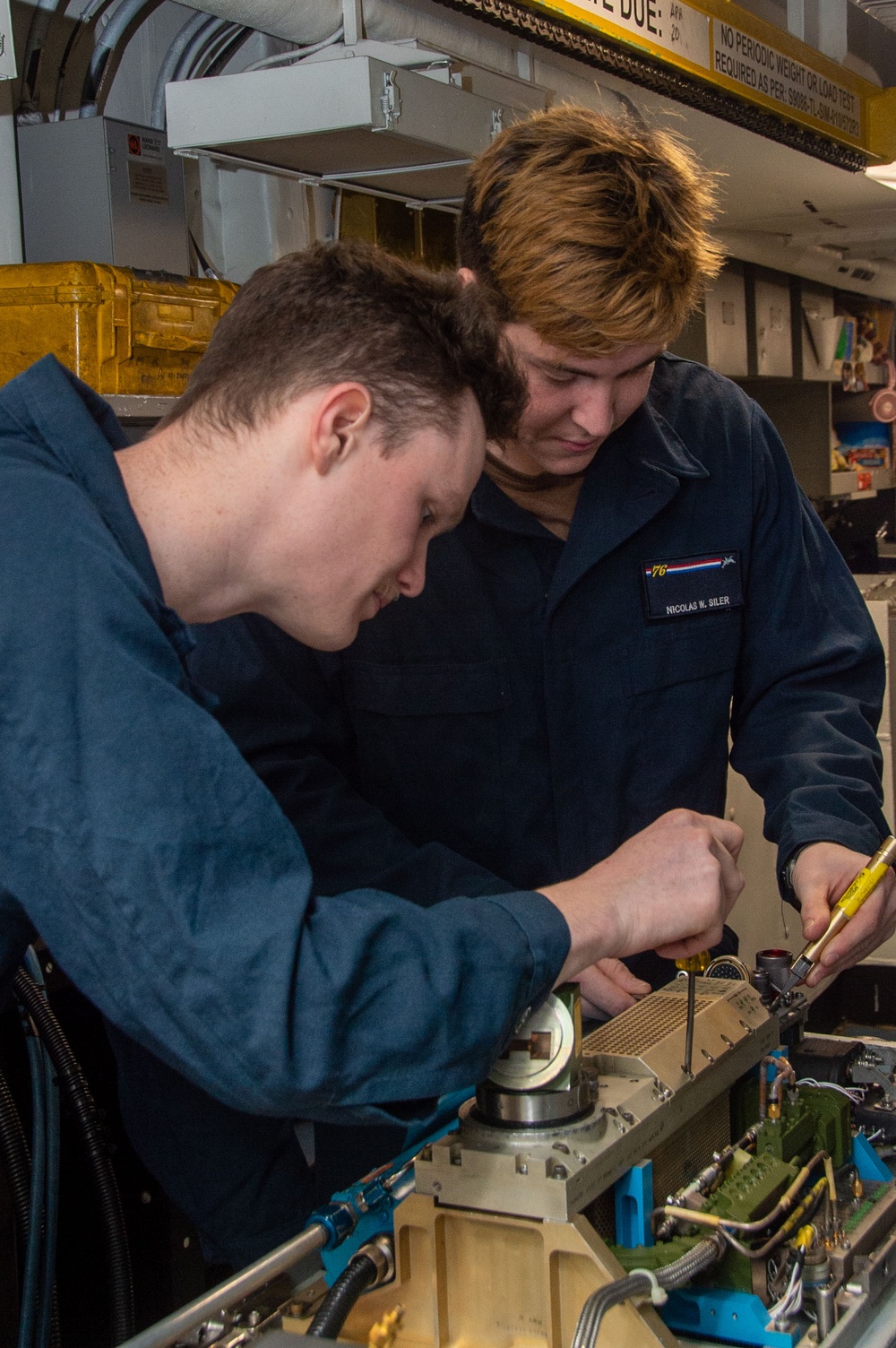 DVIDS - Images - USS Ronald Reagan (CVN 76) Sailors inspect aviation ...