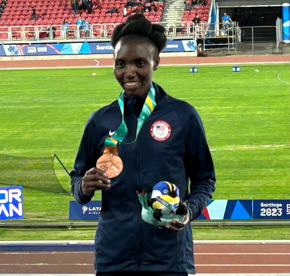 DVIDS - Images - Sgt. Ednah Kurgat wins the bronze medal in the women's ...