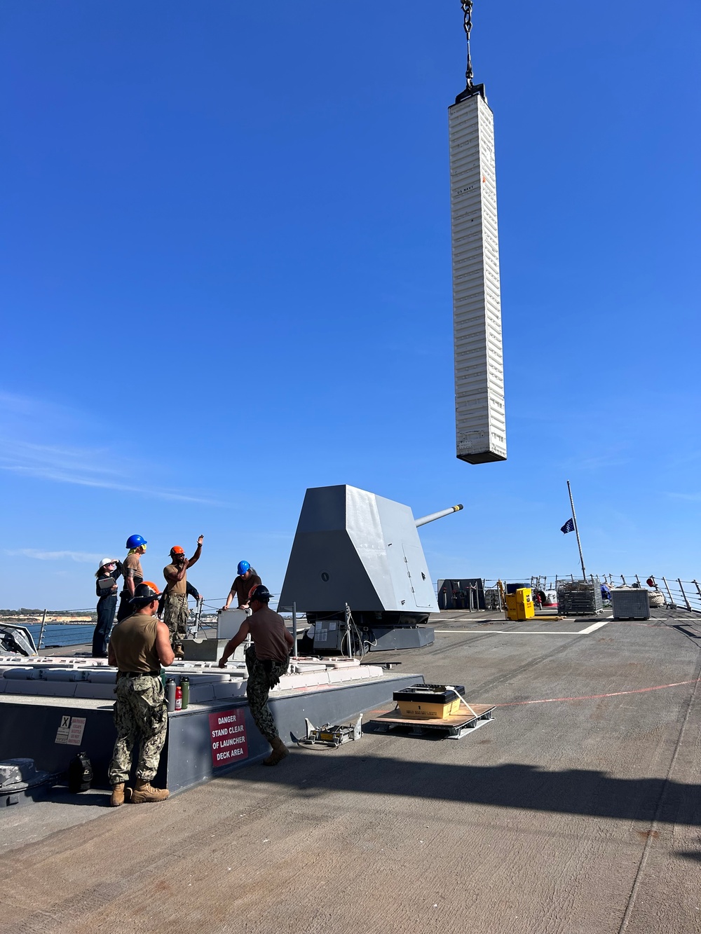 DVIDS - Images - Ammunition movement aboard Arleigh Burke-class guided ...