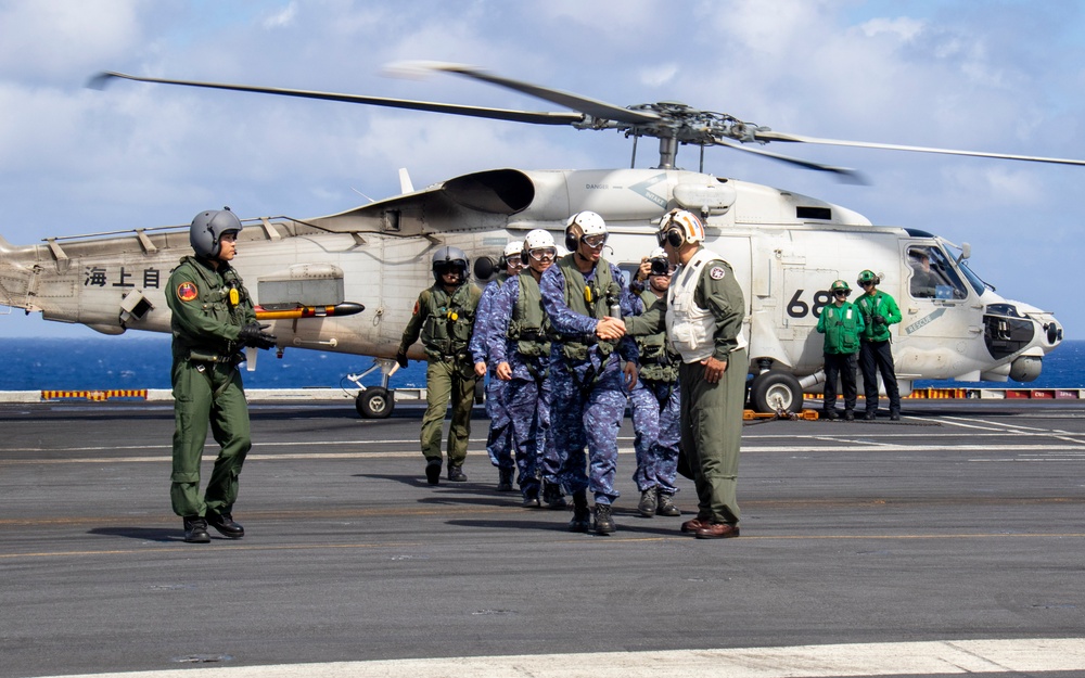 DVIDS - Images - JMSDF Rear Adm. Kazushi Yokota Visits USS Carl Vinson ...