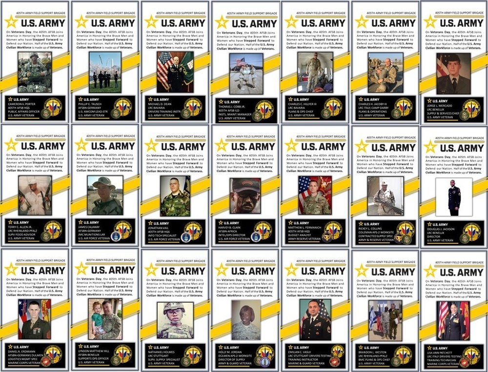 DVIDS - Images - 405th AFSB spotlights some of it's veterans on special day
