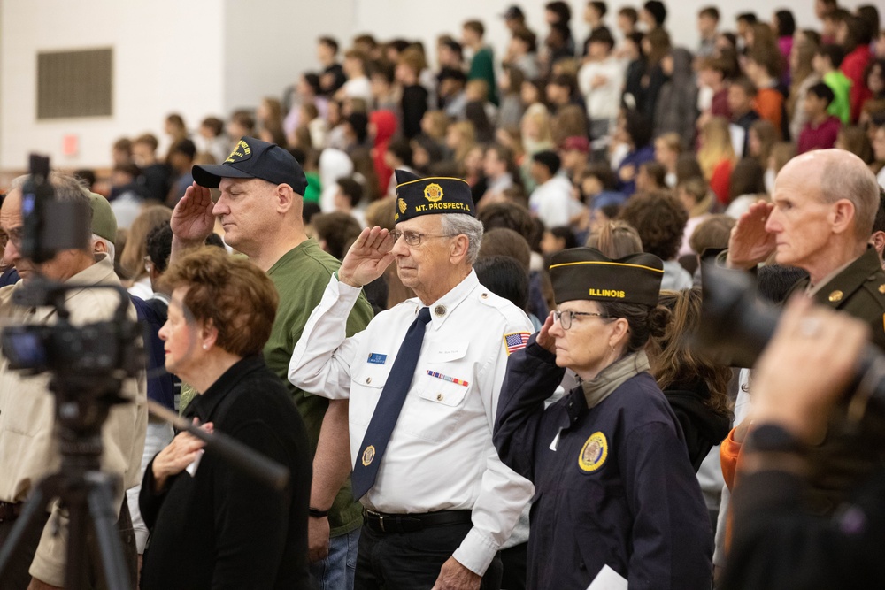 DVIDS - Images - Maj. Gen. Baker honors veterans alongside high ...