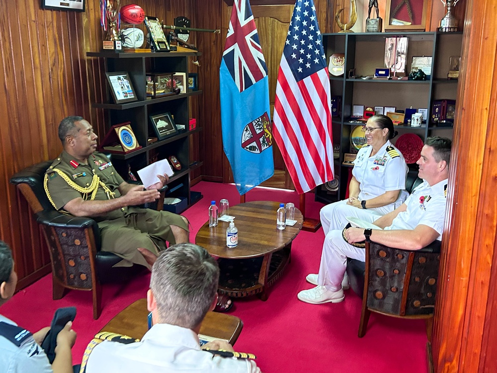DVIDS - Images - Pacific Partnership 2023 Mission Commander meets with RFMF Commander